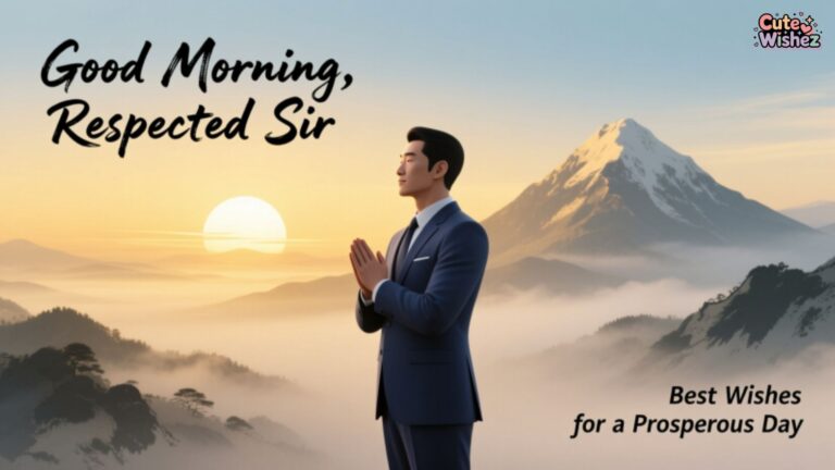 360+ Best Good Morning Wishes for Sir with Honor & Grace